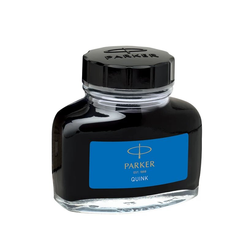 Профессиональная ручка Parker с быстросохнущими непигментными синими чернилами для студентов и взрослых