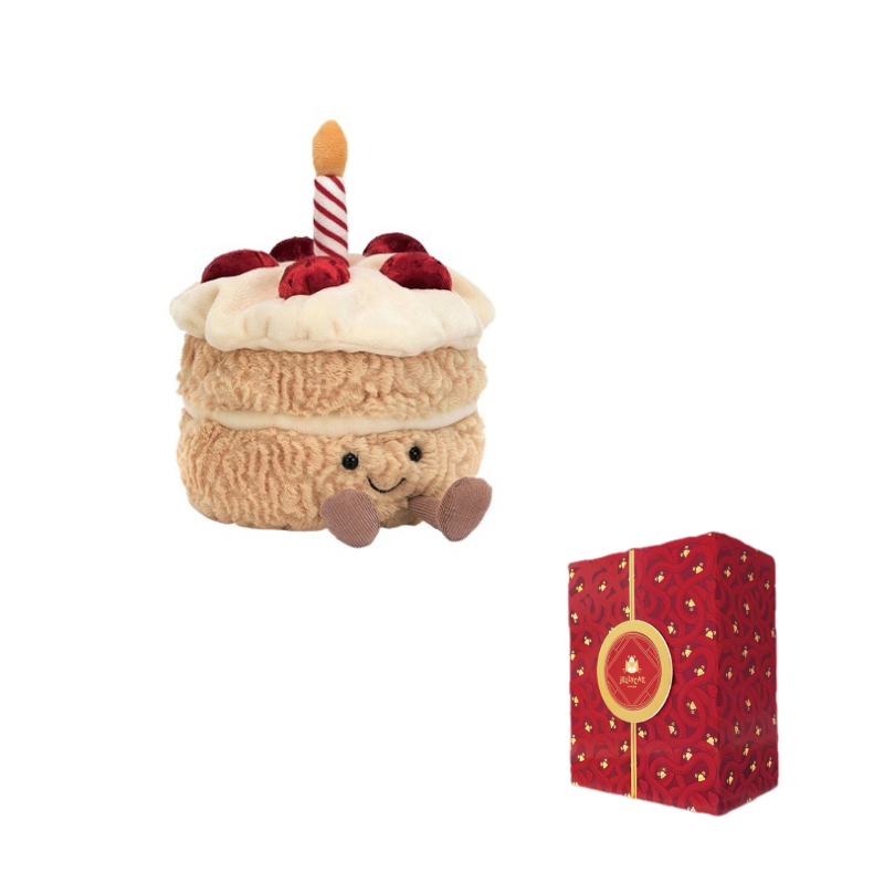 Мягкая игрушка унисекс JELLYCAT Amuseables Birthday Cake, Fun Birthday Cakes