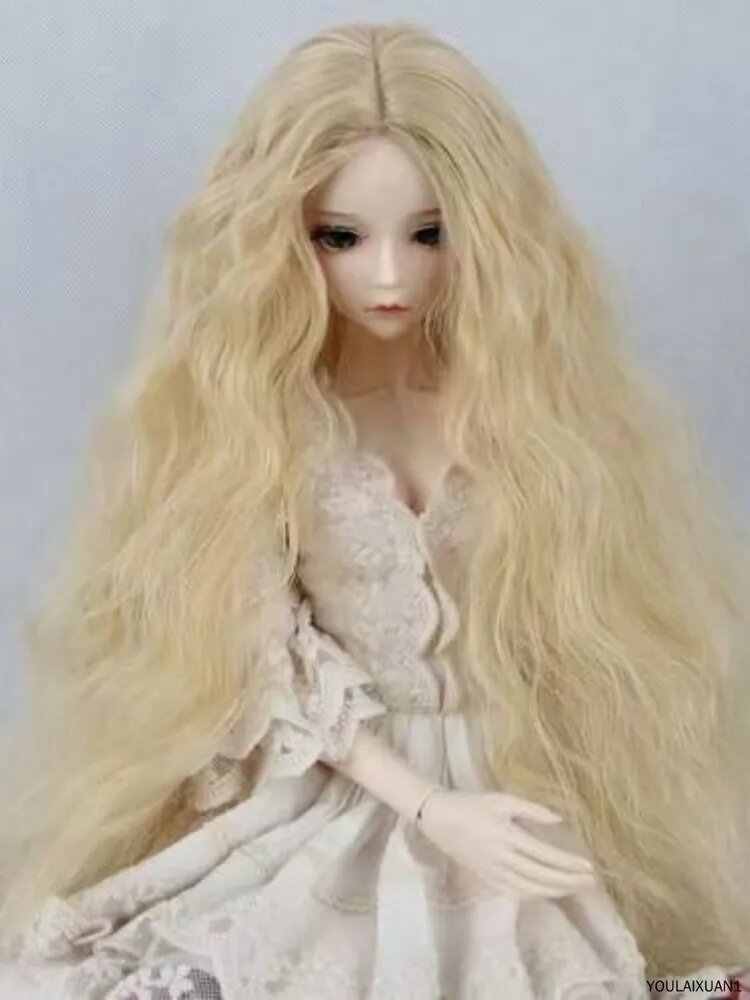 Парик для кукол BJD 1/6 30 см сменные волосы для шарнирных кукол окружность головы 15-17 см