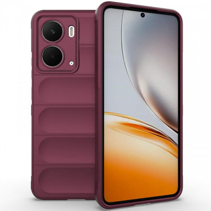 Flex Silicone Противоударный чехол для Realme P3 5G / Neo 7X с защитой камеры и микрофиброй