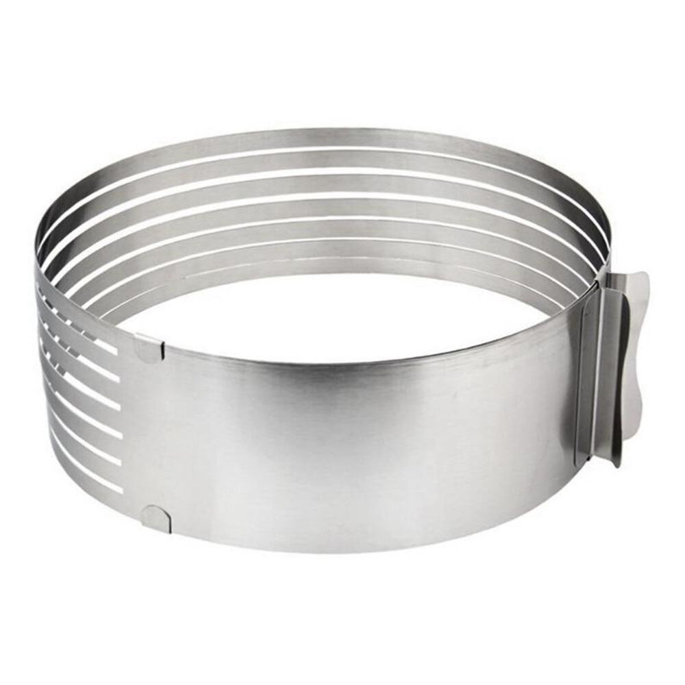 Нож для торта из нержавеющей стали 304, нарезчик для хлеба и торта, регулируемый, круглый, с 7 слоями, минимальные размеры 24.5*8 см, максимальные размеры 30.5*8 см, инструмент для приготовления торта, мольд для мусса, кухонный аксессуар, 1 шт.