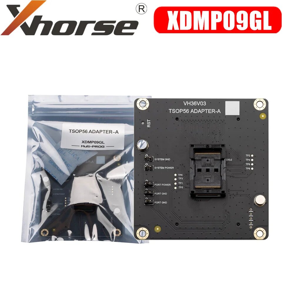 Адаптер Xhorse XDMP09GL VH36 для TSOP56 работает с многопрограммами и записамими, разрешите флэш-программатером Multi Prog.