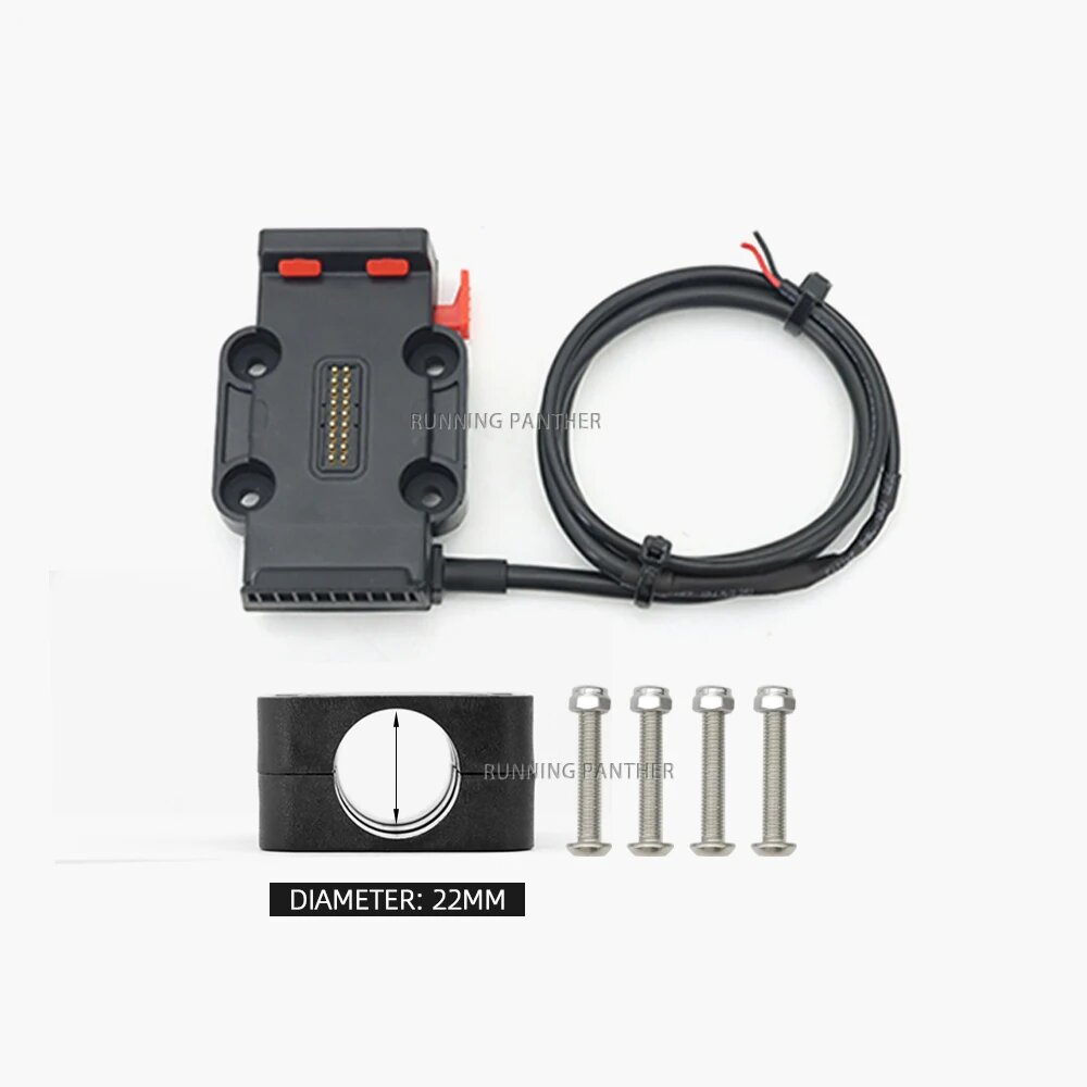 Навигационный кронштейн для телефона, источник питания, беспроводная зарядка, 12 мм/16 мм/22 мм, основание рулонной планки для BMW R1250GS ADV R1200GS S1000XR