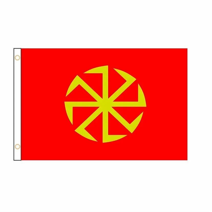 Автофлаг Славянский Коловорот Флаг 122.0g