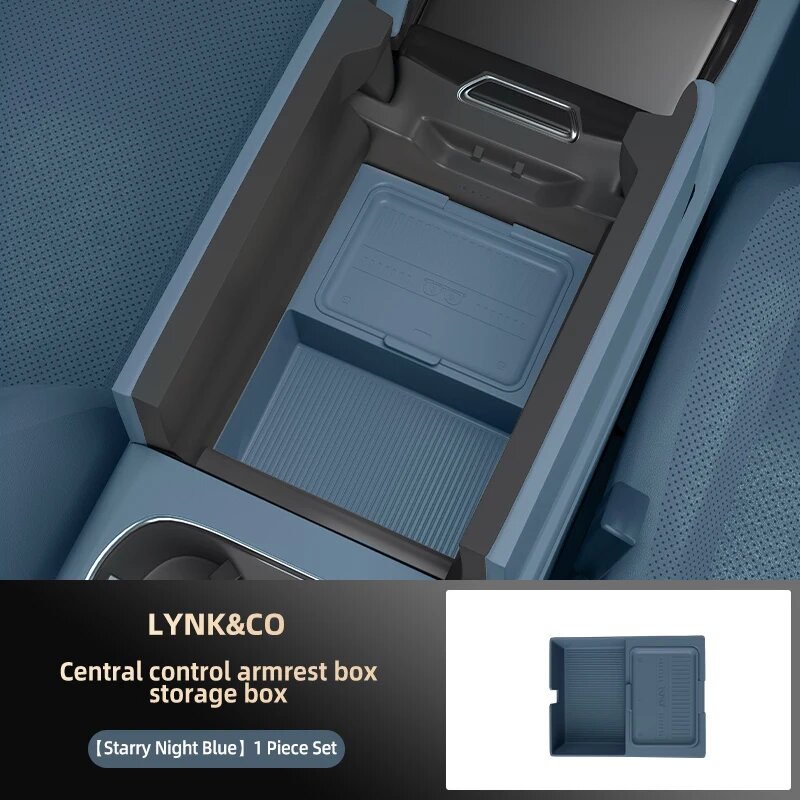 Силиконовый лоток-органайзер для хранения центральной консоли Lynk & Co 900, изготовленный на заказ подлокотник для ухода за автомобилем в чист и аккурате