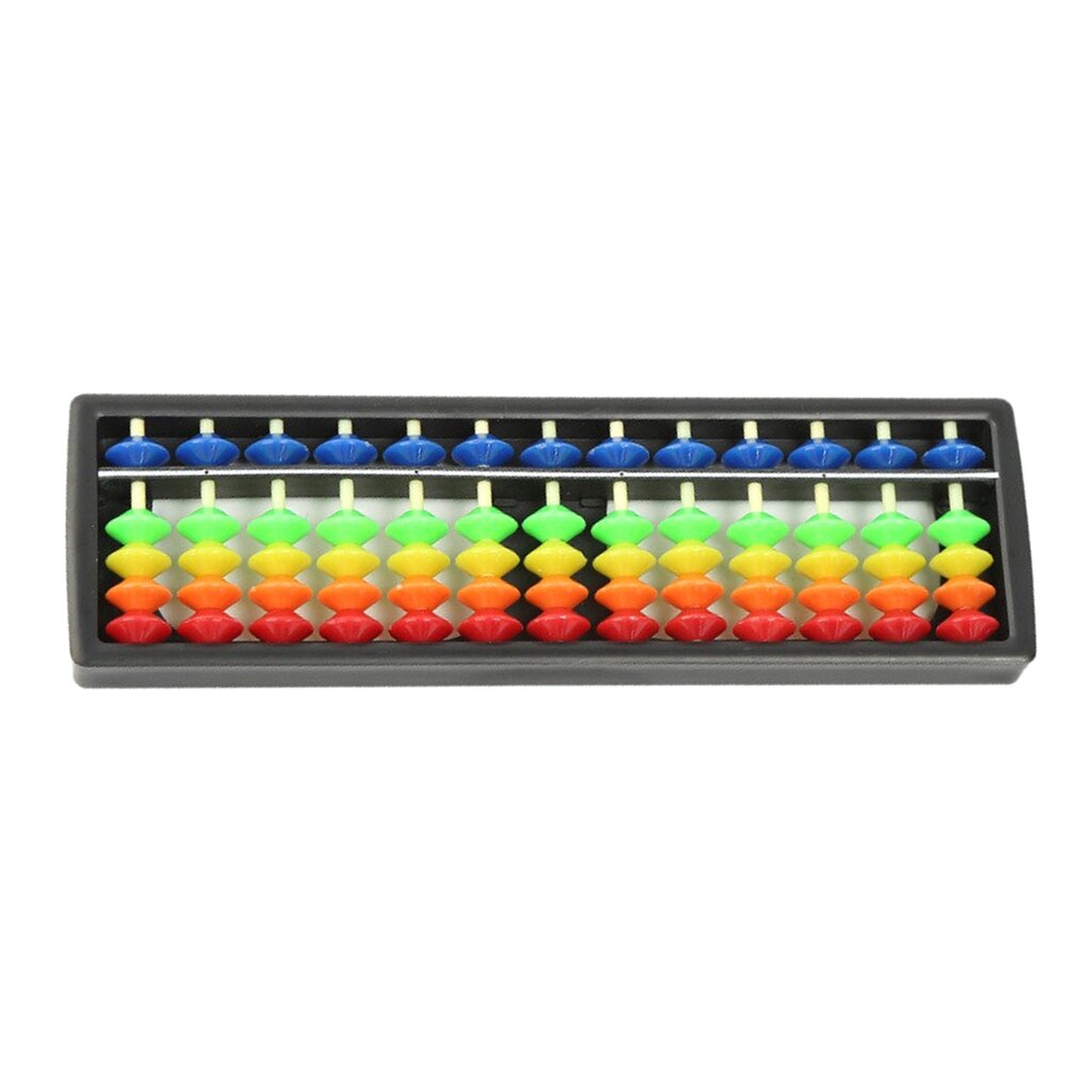 Классный абак из ABS с 13 радужными рядами, инструмент для практики ментального счета для детей, школьные принадлежности