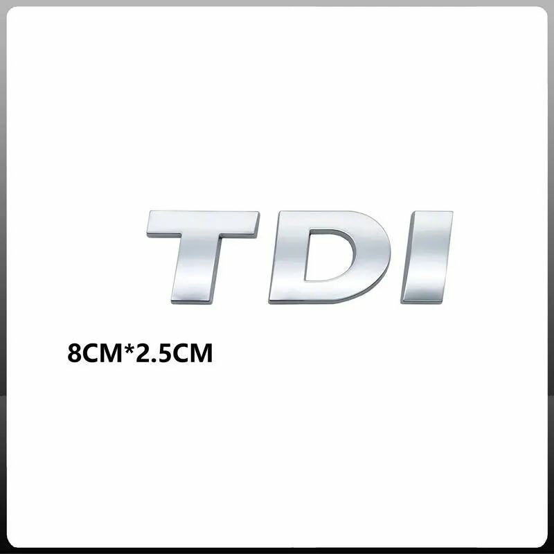 Подходит для Volkswagen Touareg TDI V6 V8 Надпись (шильдик, логотип, орнамент, эмблема), ABS наклейка кузова