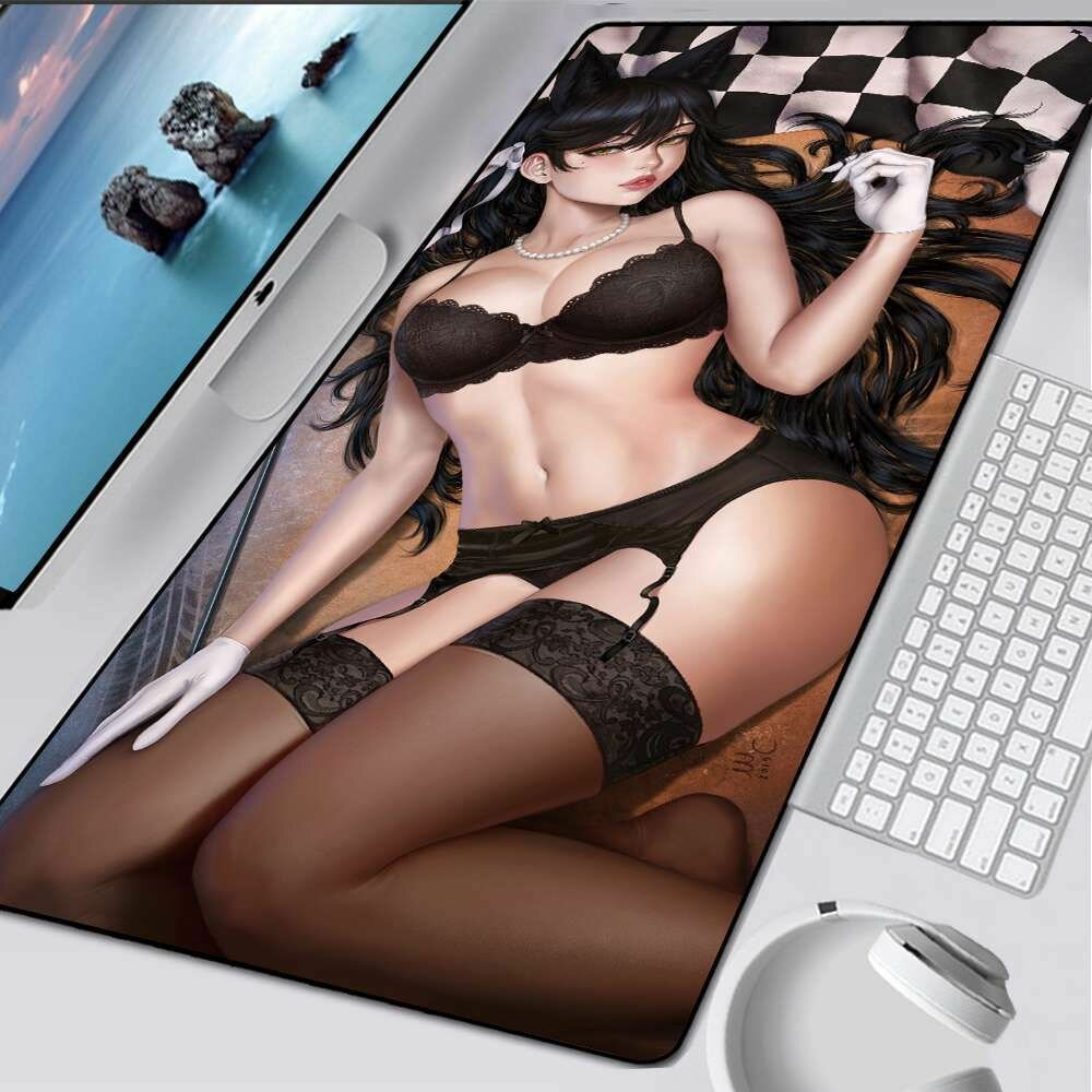 Sexy Girl Игровая клавиатура, коврик для мыши, аксессуары для ПК, 400x900 xxl