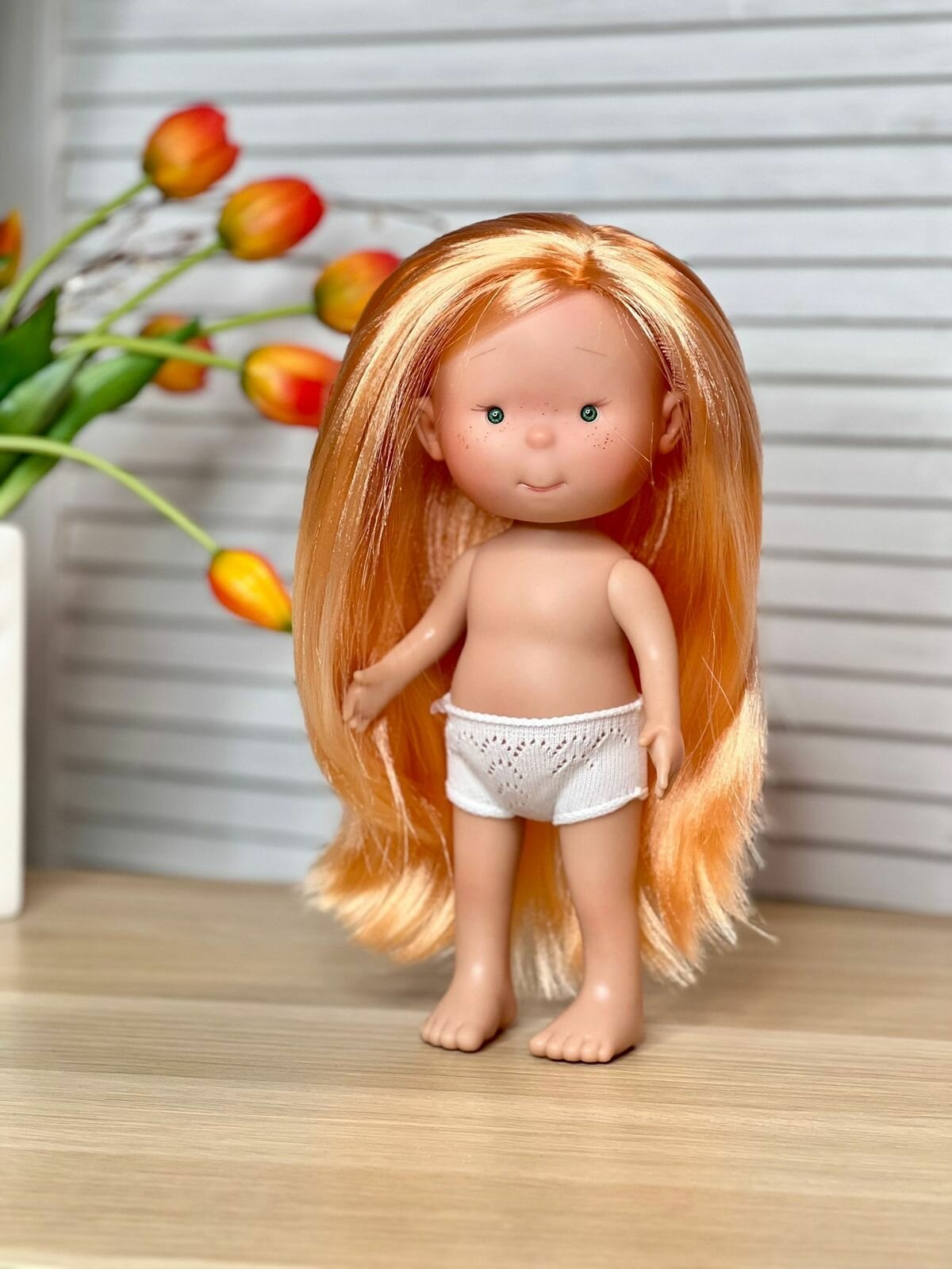 Кукла для девочки виниловая 30 см Пиппа без одежды (2899W6)