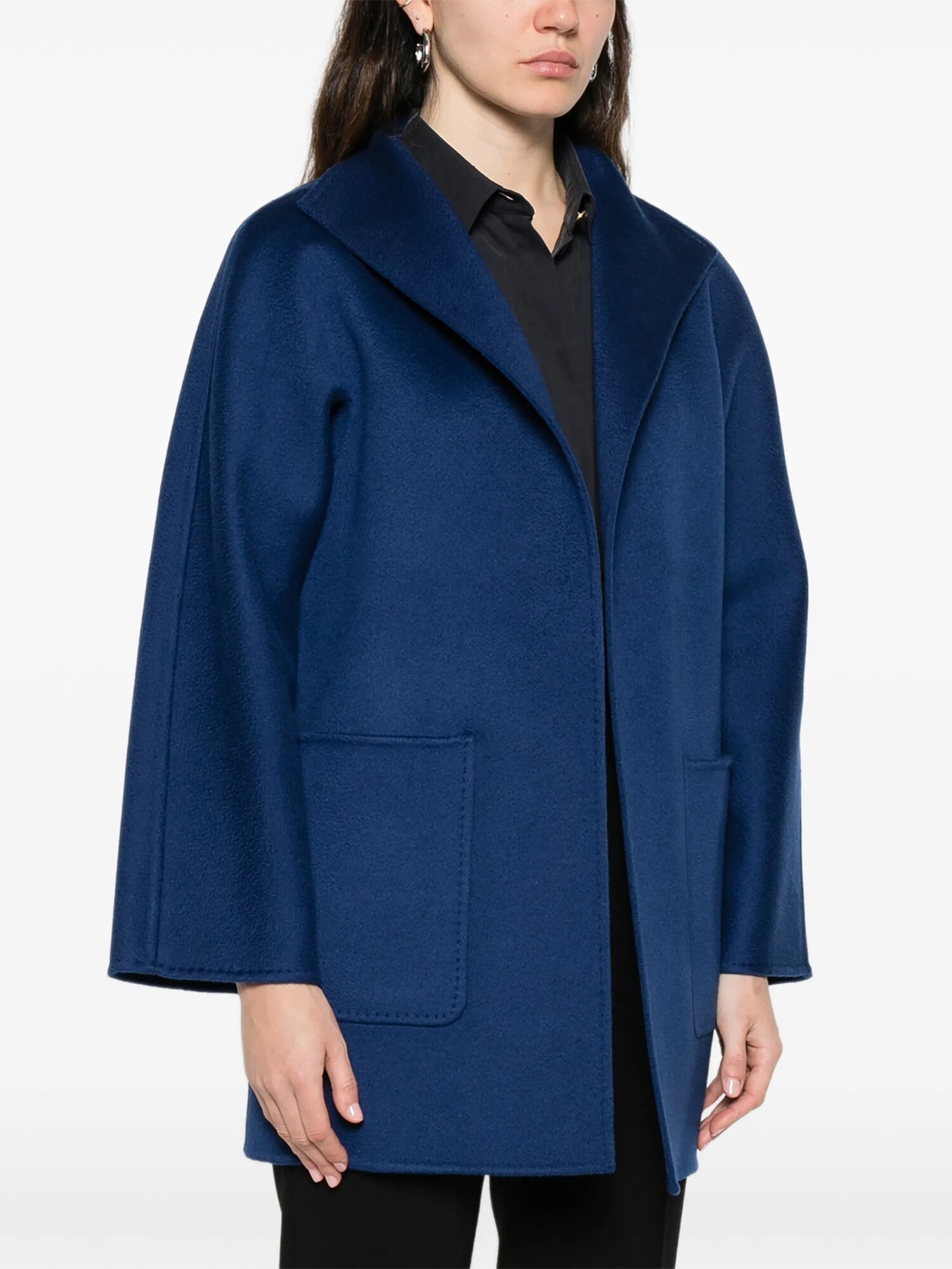 Пальто Max Mara, размер 40, синий — фото 1