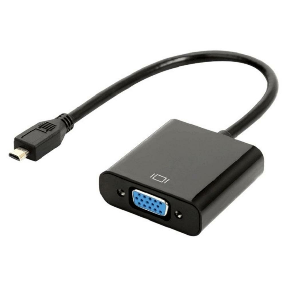 Практичный конвертер HDTV в VGA с передачей сигнала 1080P Пластиковый корпус, подходящий для совместимости с несколькими устройствами