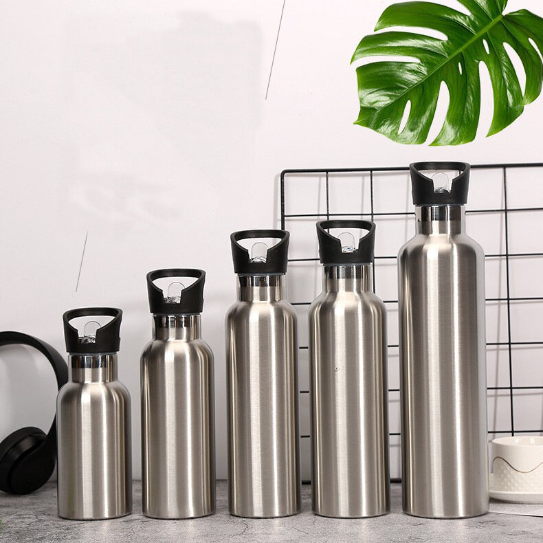 304 американский большой рот термос чашка оптовая портативная большая емкость двухслойный стальной чайник для езды на