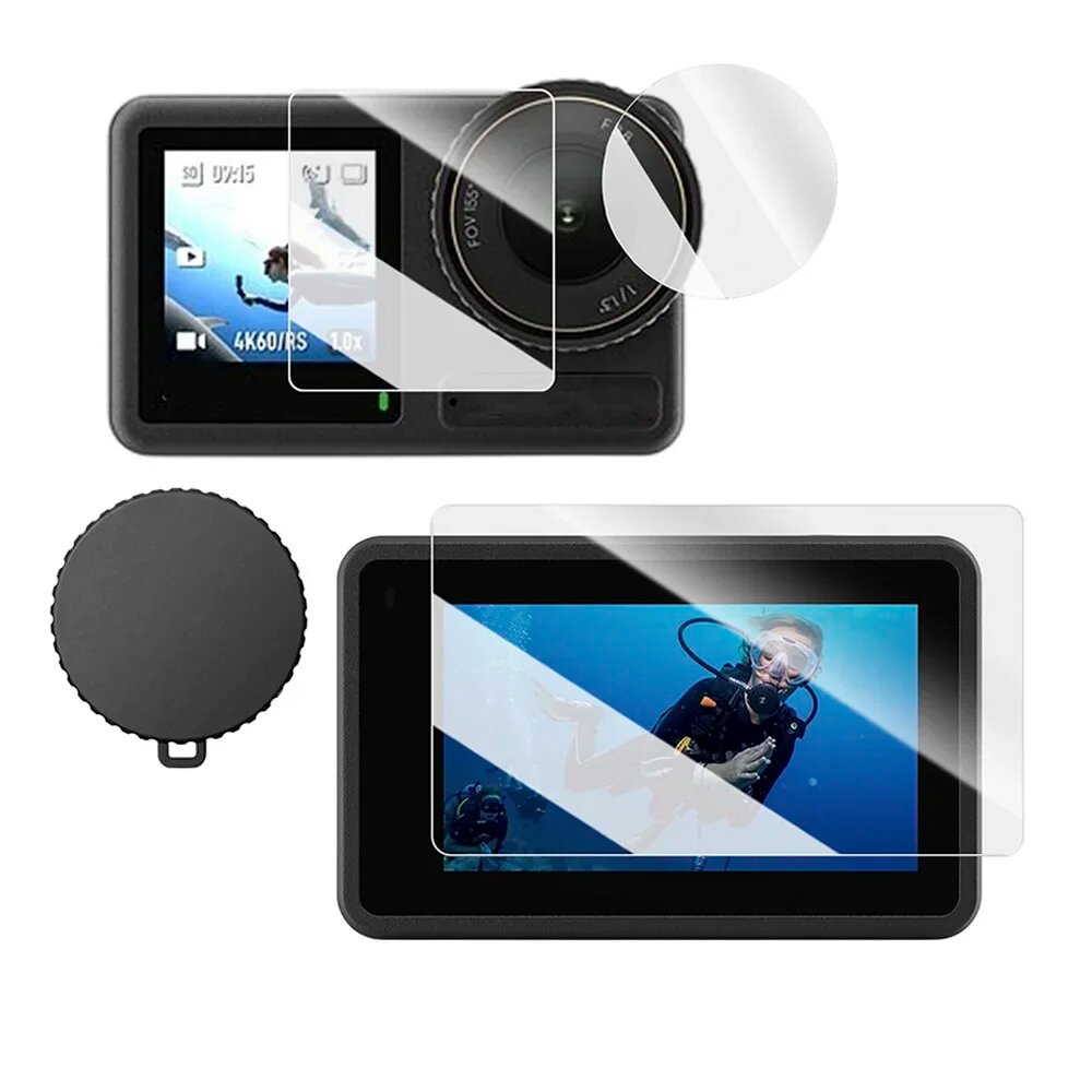 Защитная крышка для объектива DJI Action 3/4/5 Pro for DJI Action 6, 4in1