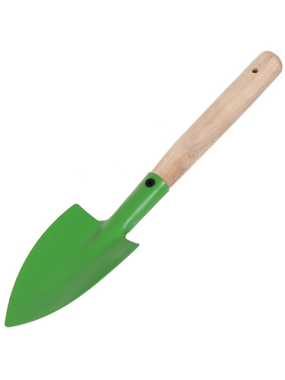 Узкий посадочный совок для рассады и цветов с деревянной ручкой, садовый инструмент для обработки почвы на даче