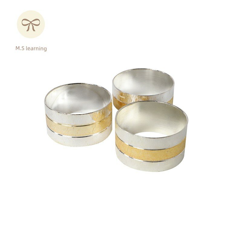 3 набора металлических колец с двойной проволокой для обучающих игр, развитие координации руки и глаз, прочная