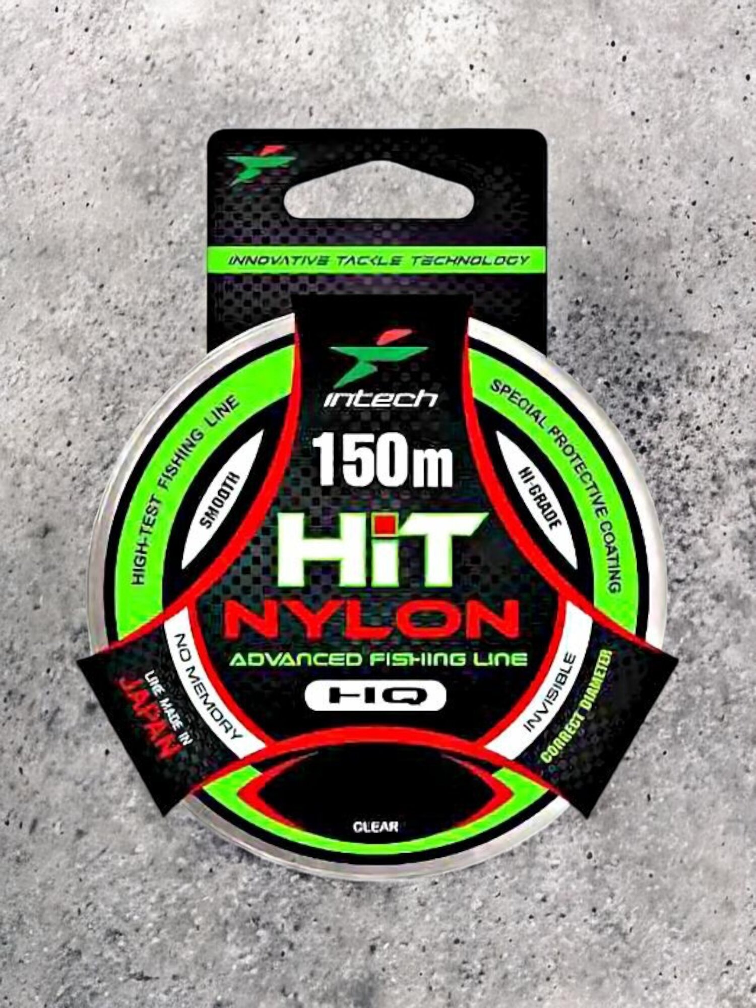 Леска Intech Hit Nylon 150 м 0,249 мм 4,5 кг монофильная прозрачная
