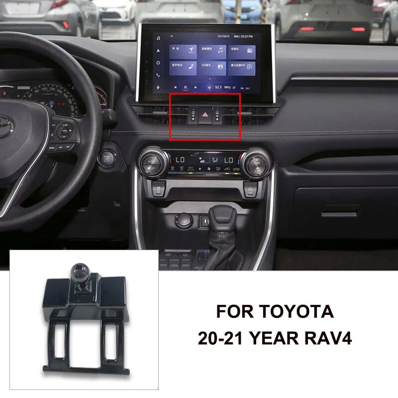 Держатель для телефона Toyota, подставка, крепление CAMRY RAV4 COROLLA CH-R AlPHARD 20-21yr RAV4
