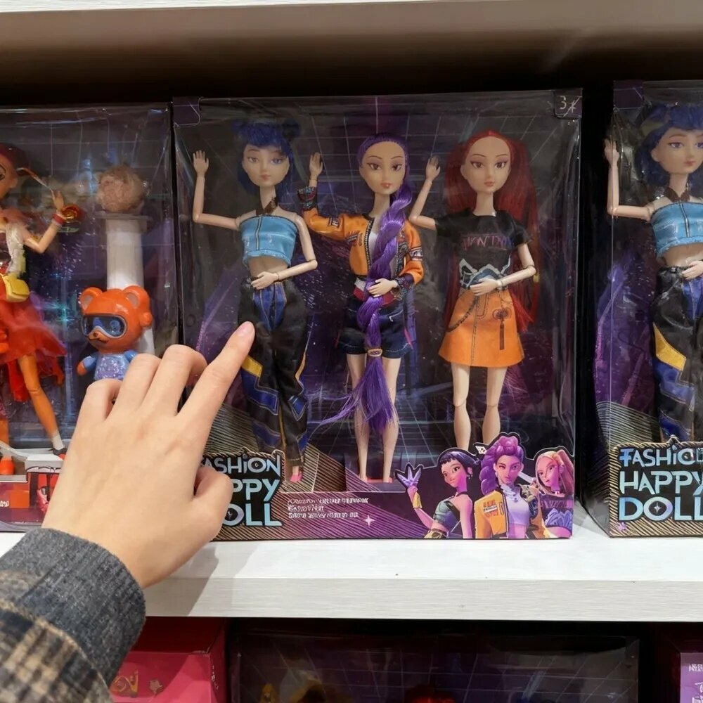 Охотницы на демонов куклы, руми/Зои/Джину, Премиум-серия, музыкального сопровождения