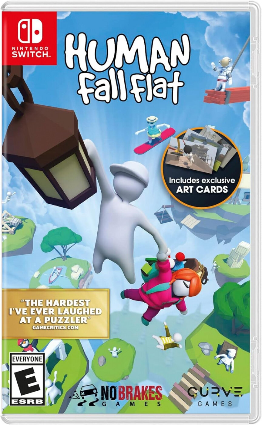 Human Fall Flat с художественными картами [Nintendo Switch, русские субтитры]