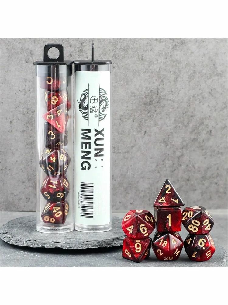 Многогранный игровой кубик для настолок CoC, D&D, RPG, 20-гранный кубик для ролевых игр, Ктулху, подземелья и драконы