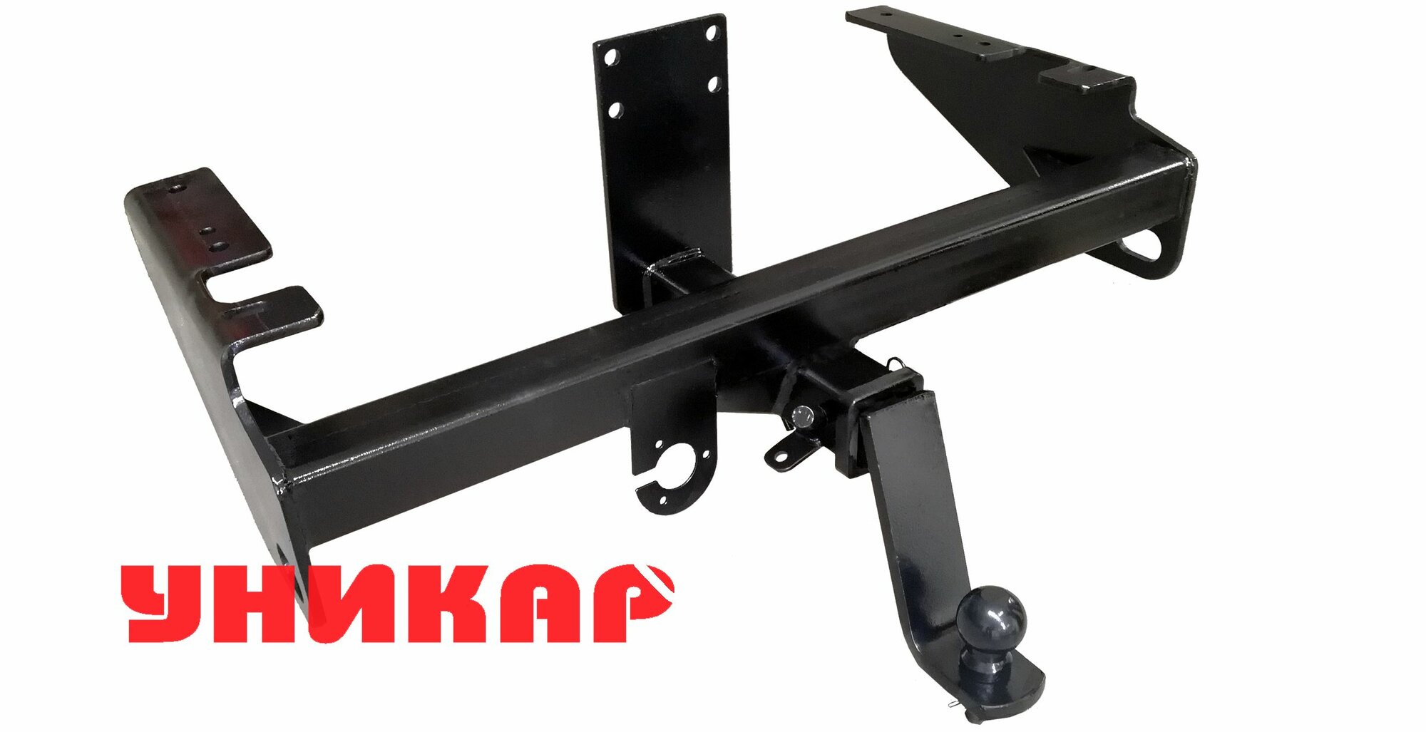 Фаркоп для ГАЗ Соболь (2752); Баргузин (2217) (быстросъемный квадрат-вставка 50*50) "Уникар" 02109F