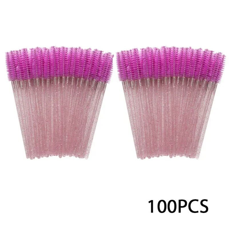 Одноразовые щеточки для туши 100 шт. 100pcs purple