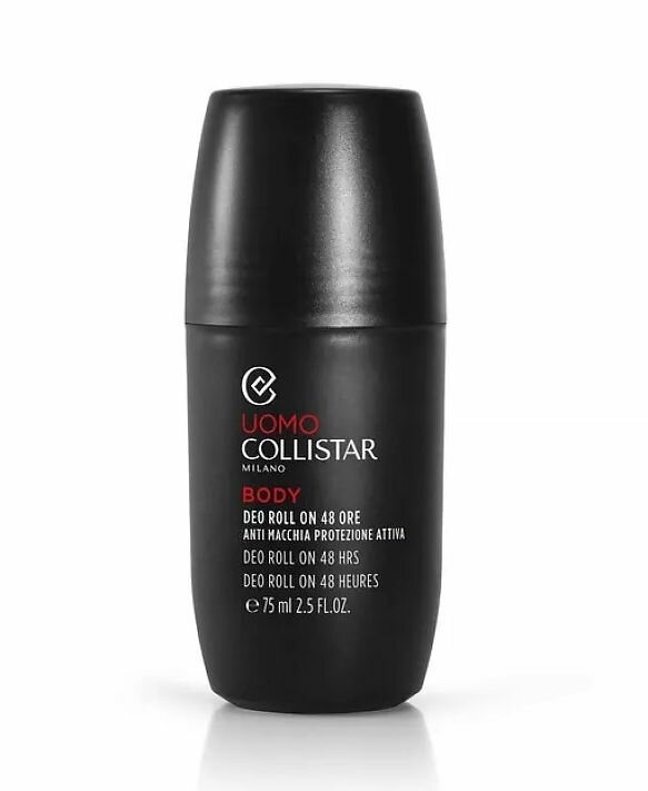Collistar - Men Deo Roll on 48 Дезодорант шариковый для мужчин без спирта 48 ч 75 мл