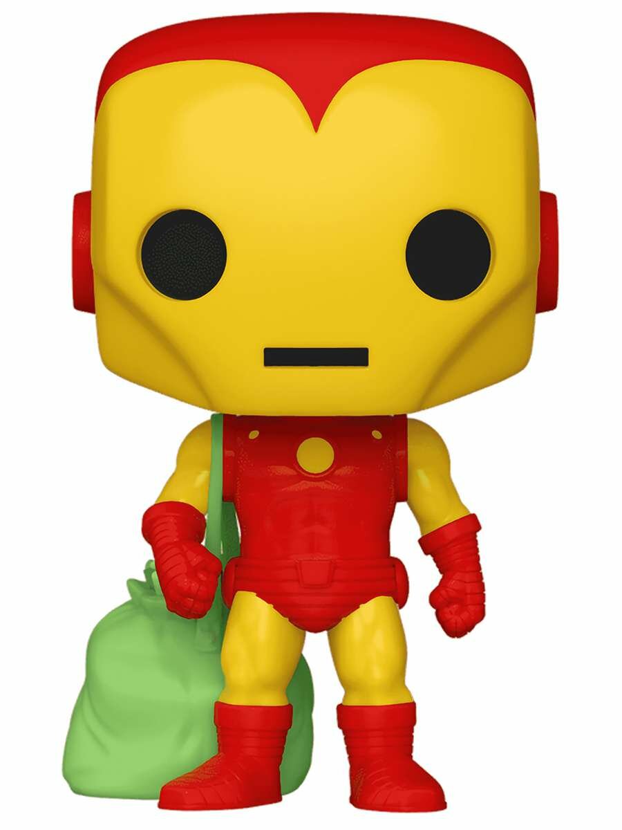 Фигурка Funko POP! Bobble Marvel Holiday Iron Man with Bag/ Фанко ПОП по мотивам вселенной Марвел