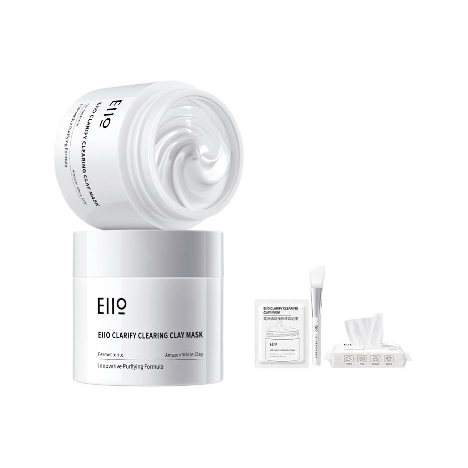 Глиняная маска для лица унисекс EiiO Amazon White Clay, 2 шт.