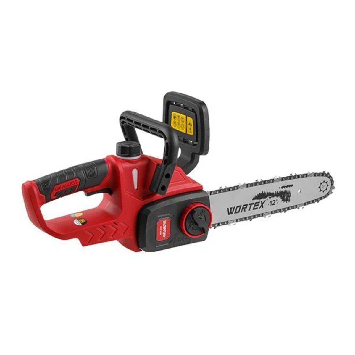 Пила цепная аккумуляторная Wortex CEC 3018 333223, красный/черный 30 см без аккумулятора и ЗУ