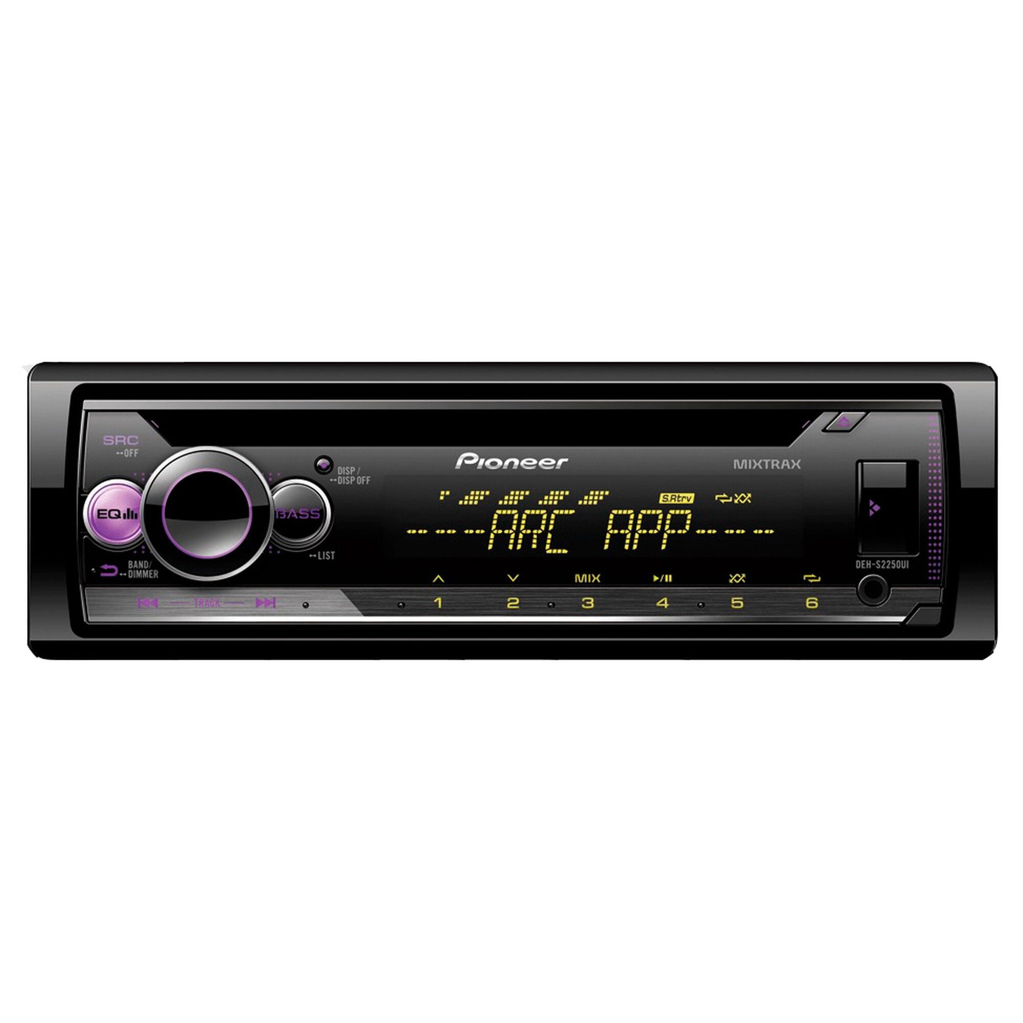 Автомагнитола Pioneer DEH-S2250UI, 1DIN, CD, USB, LCD дисплей