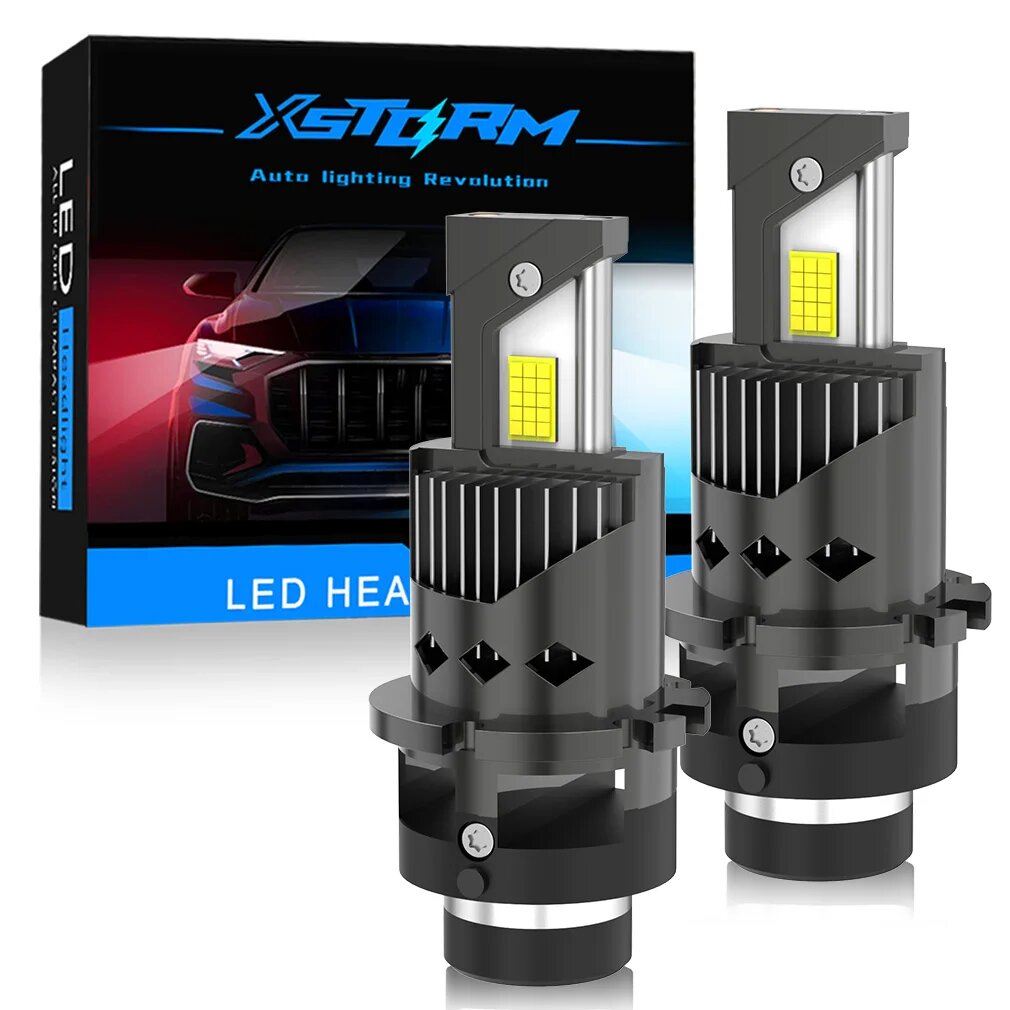 Светодиодные фары D2S XSTORM 200 Вт, 6000K