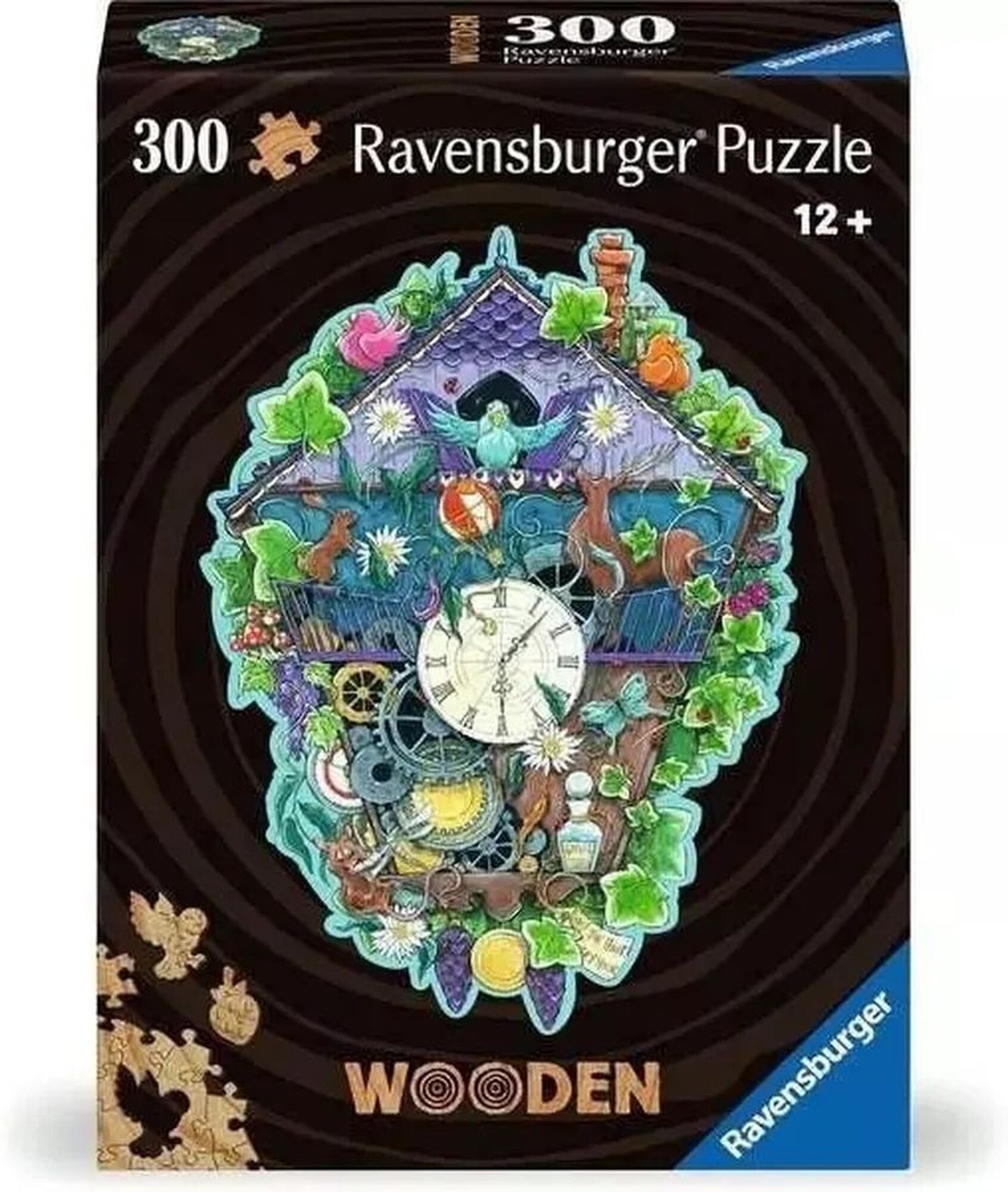 Пазл Ravensburger - Часы, деревянный пазл 300 деталей - Равенсбургер 12000759