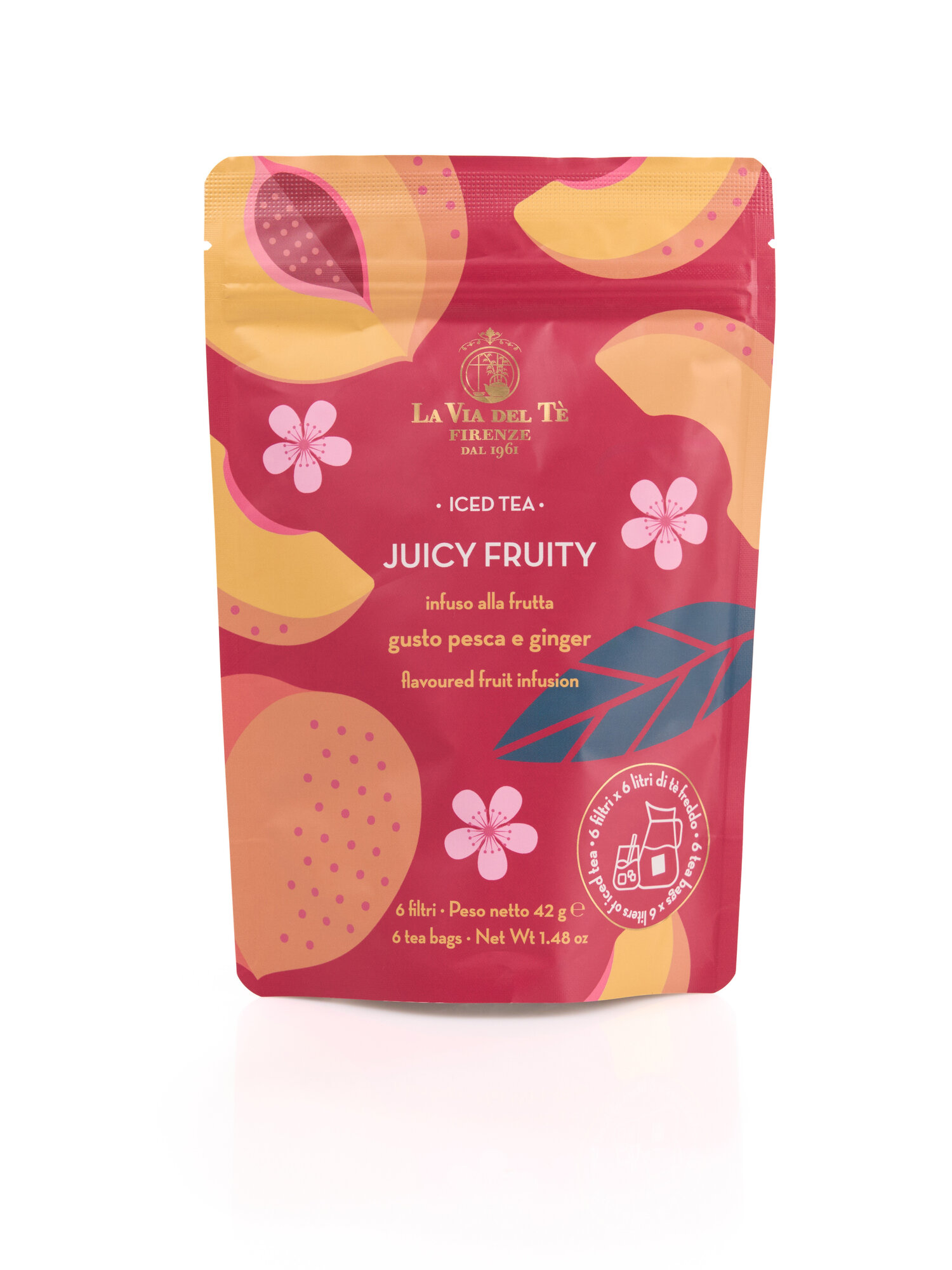 La Via Del Te. Итальянский фруктовый чай. Сочный фрукт 42 гр.