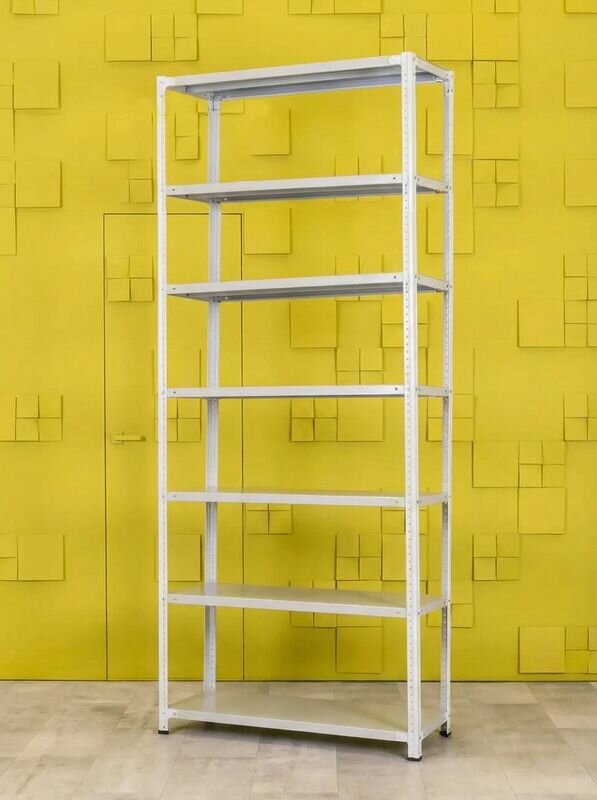 Стеллаж металлический БУ 160x90x30x7 полок