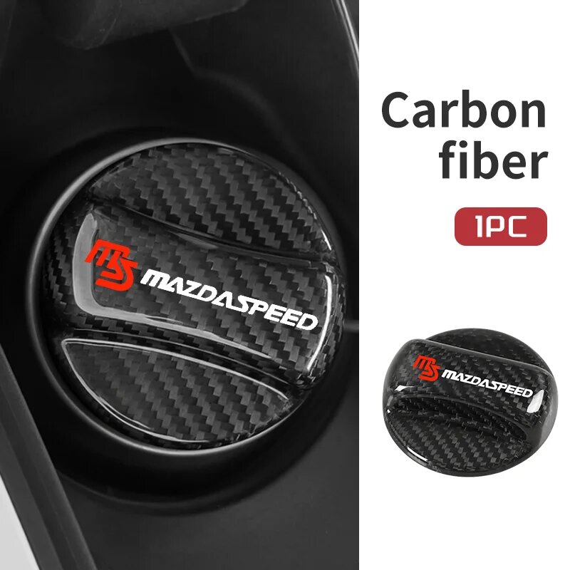 Автомобильные крышки бака из углеродного волокна, накладка на топливный бак 95. Oil-Free Labels 1pc