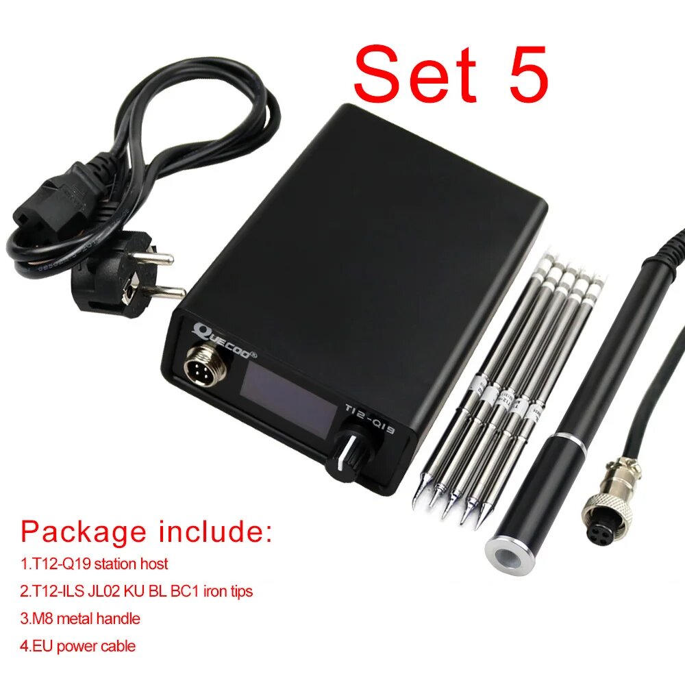 Паяльная станция LAECHO T12-Q19, SET5
