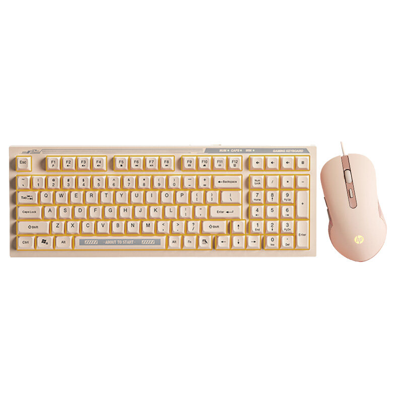 Клавиатура и мышь унисекс HP 6886690 K300 + M280, milk tea color