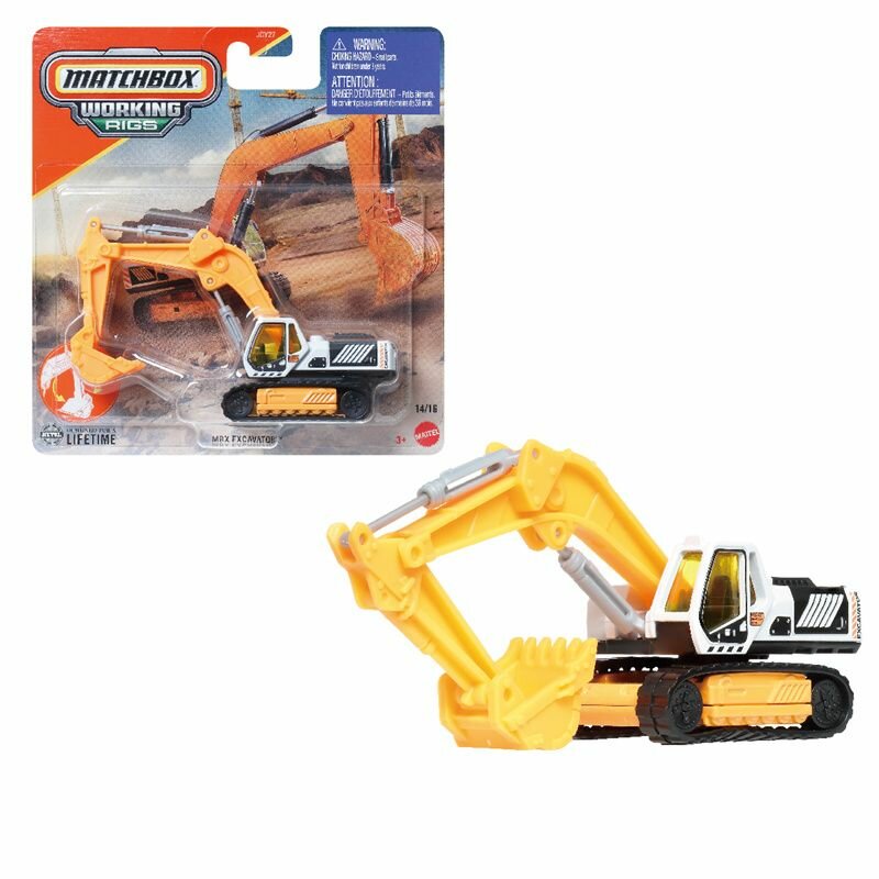 Машинка Matchbox Рабочие установки 1:64 MBX FXCAVATOB