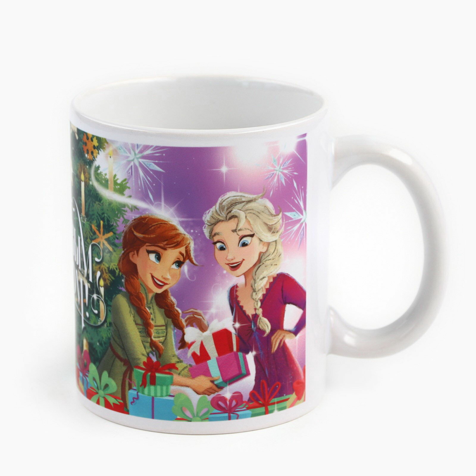 Кружка керамическая "С Новым годом!" детская, сублимация, 320 мл, Холодное сердце