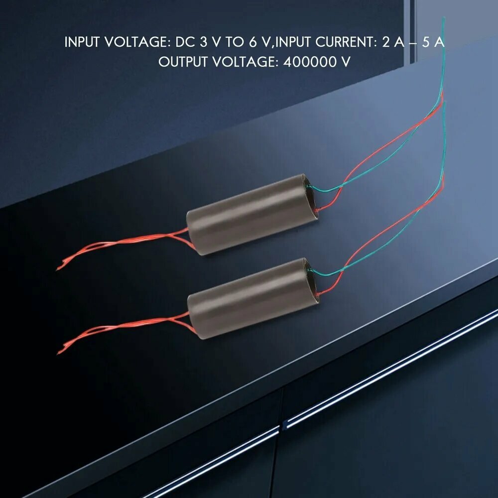 5 шт. DC 3V-6V до 400KV 400000V Boost повышающий силовой модуль высоковольтный генератор трансформатор