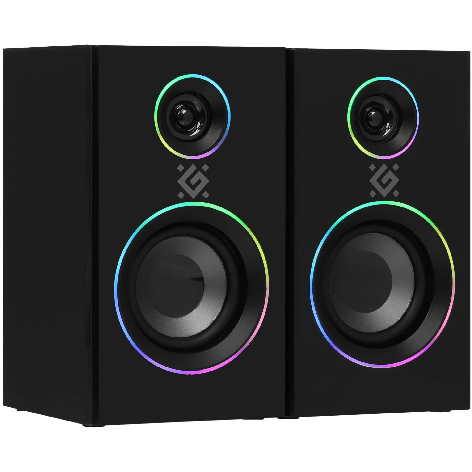 Колонки компьютерные Defender 20W BLACK 2.0 SOLAR