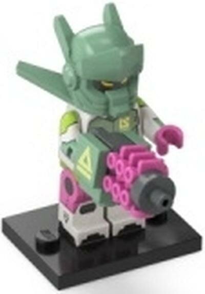 Минифигурка Lego col24-2 Robot Warrior, Series 24 (Complete Set with Stand and Accessories)