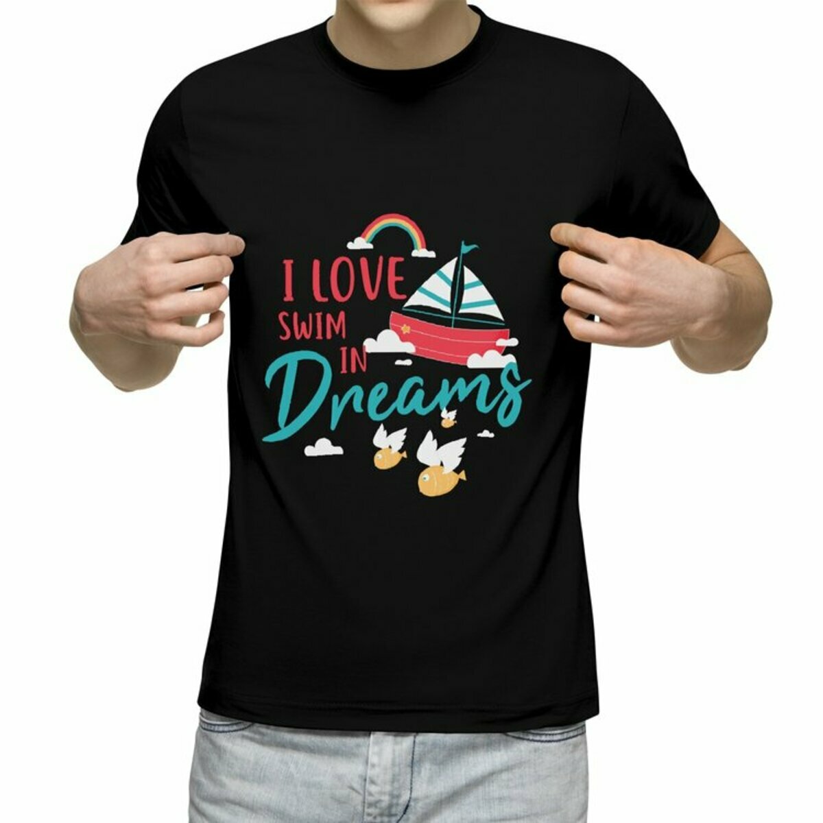 Футболка для плавания