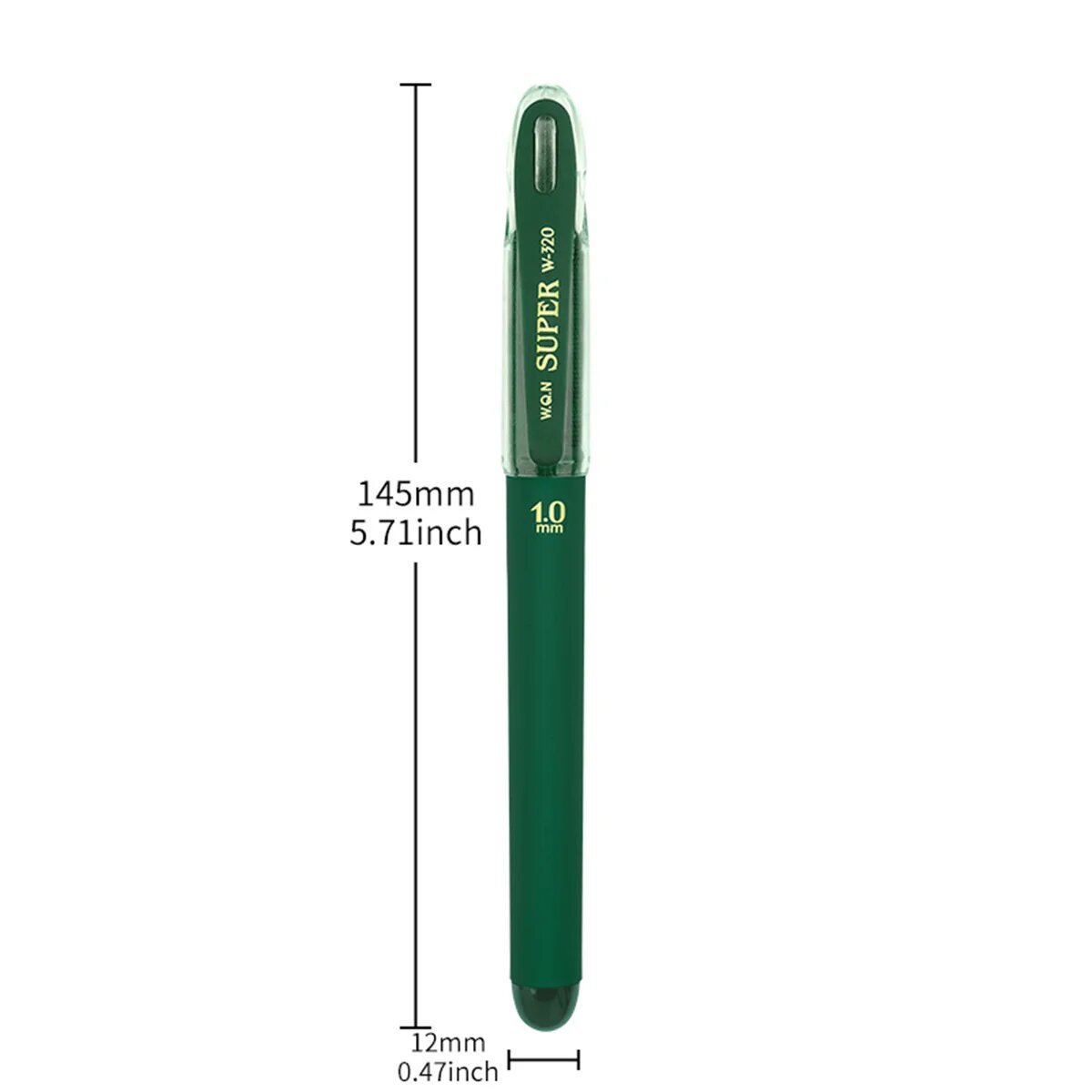 Зелёные гелевые ручки, пластик, 3 штуки 320-1