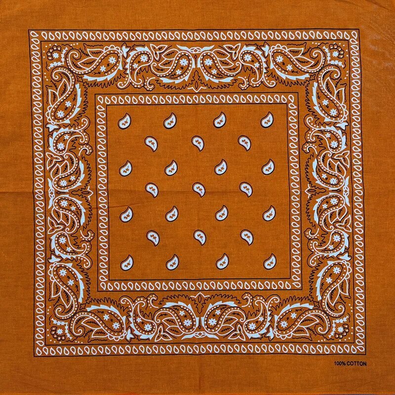 Бандана хлопковая оранжевая S Dark Orange