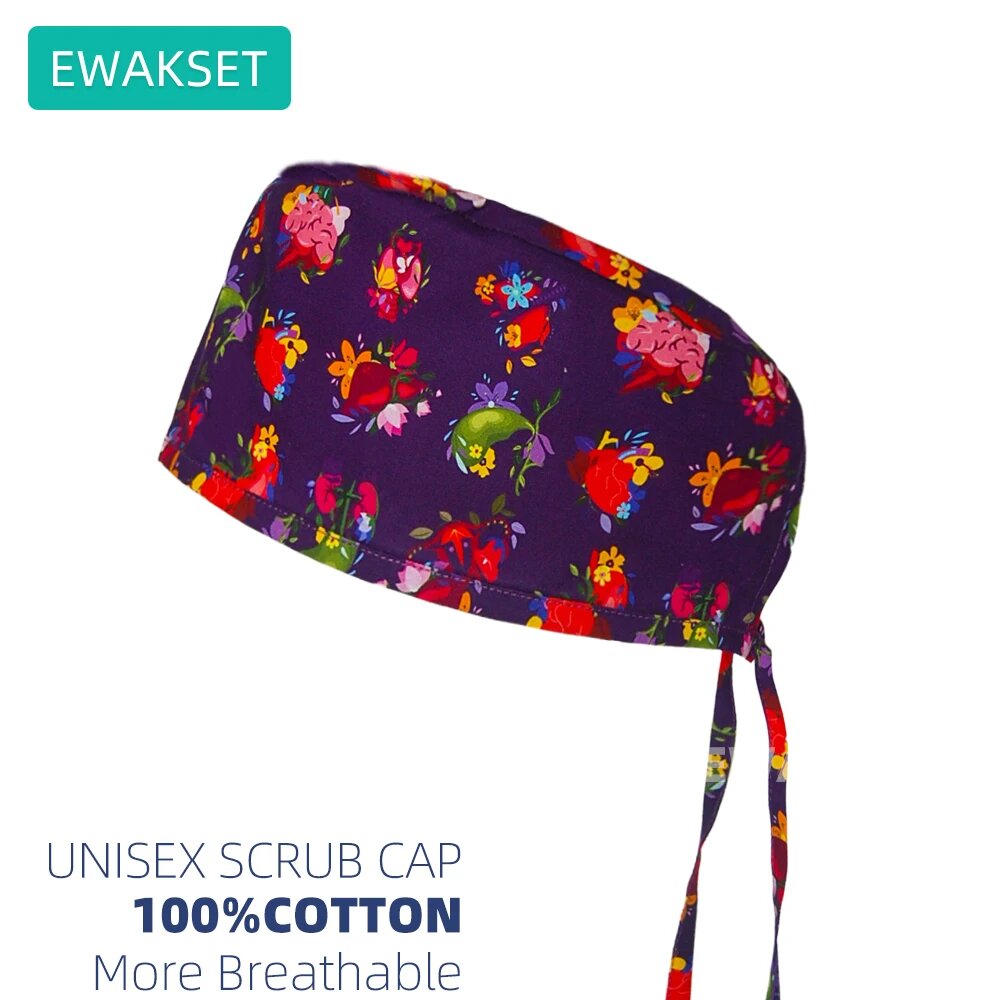 Шапочка медицинская EWAKSET, цвет Scrub Cap009