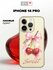 Силиконовый чехол на Apple iPhone 14 Pro / Айфон 14 Про с принтом Sweet