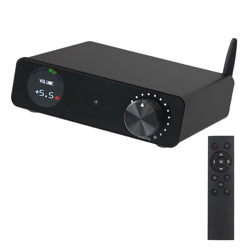 Цифровой Усилитель D325Q Hifi, совместимый с Bluetooth, С USB-входами 2RCA XLR 3,5 мм Для Пассивных Динамиков Постоянного тока 24 В 48 В