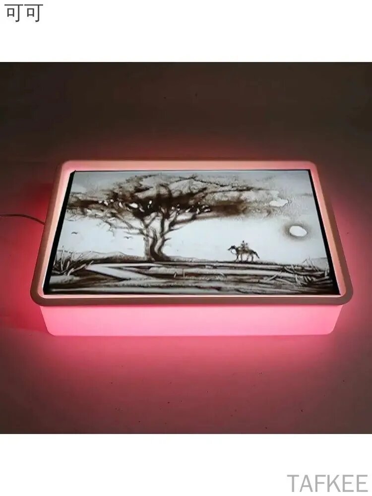 Детский стол для рисования песком (с подсветкой и usb входом)